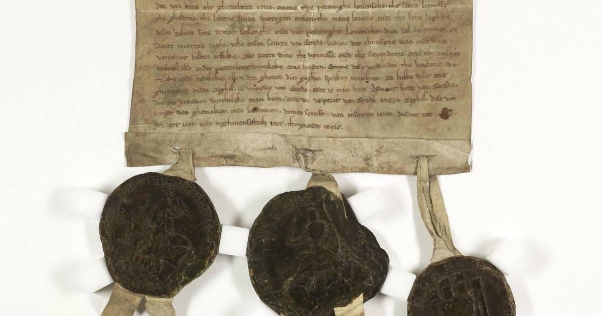 De oudste akte in het stadsarchief - Erfgoedweb Breda