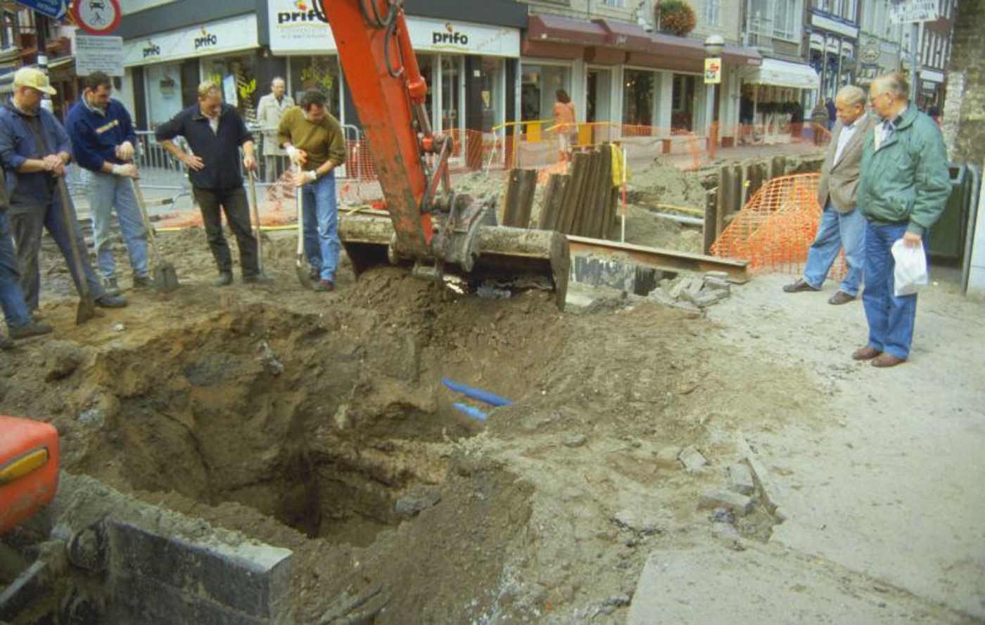 Waarneming Oude Vest riolering 1994 - Erfgoedweb Breda